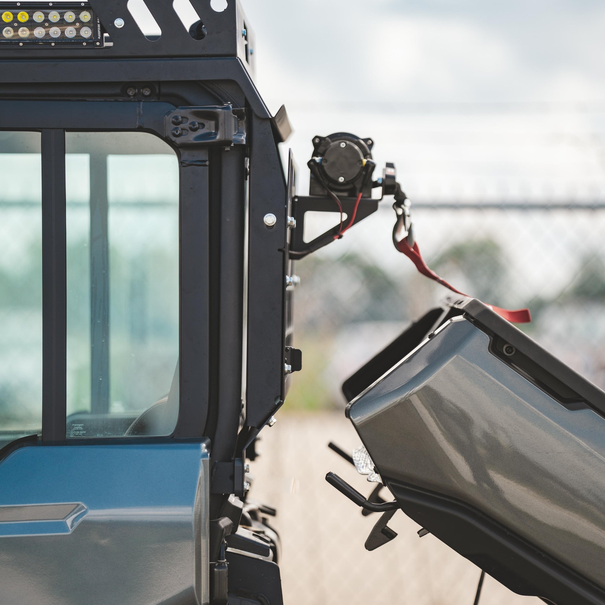 Can-Am Defender Headache Rack with Optional Winch Bed Hoist – Ranch Armor