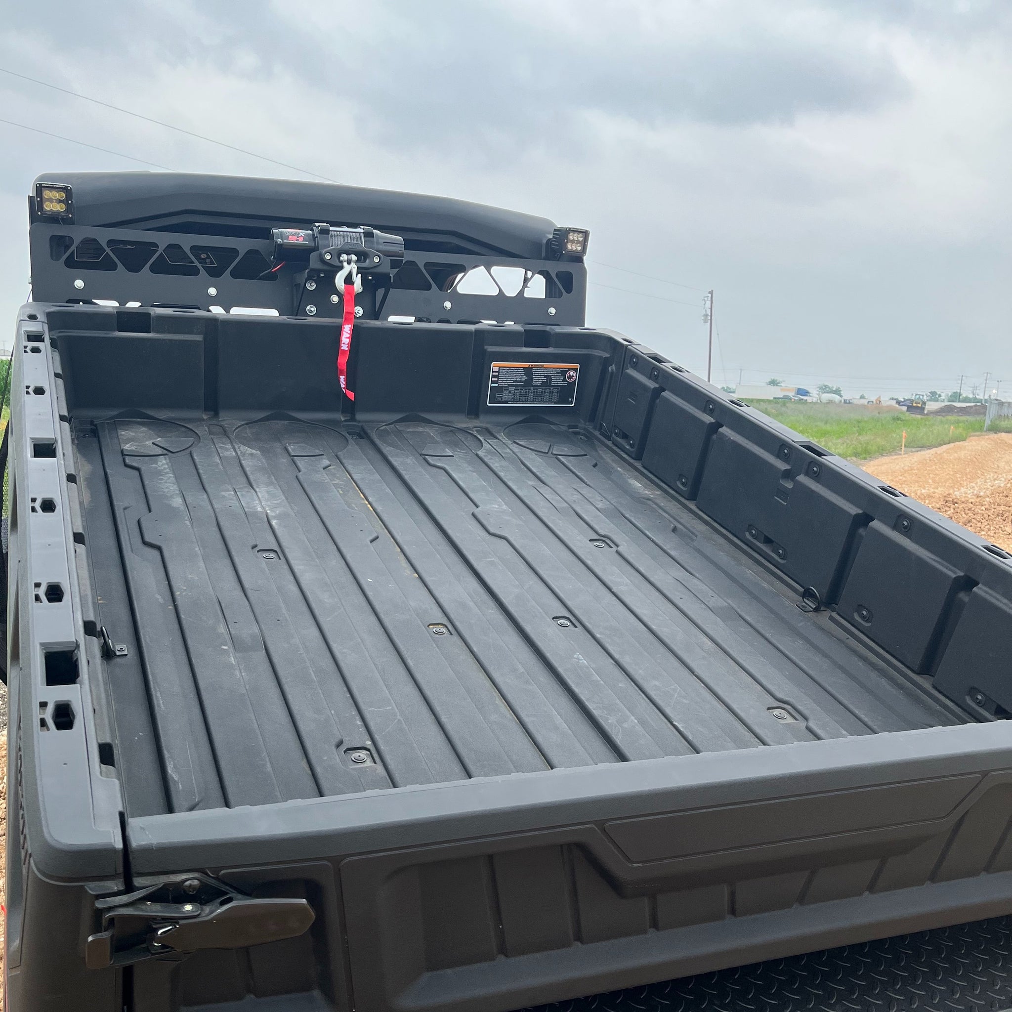 Can-Am Defender Headache Rack with Optional Winch Bed Hoist – Ranch Armor