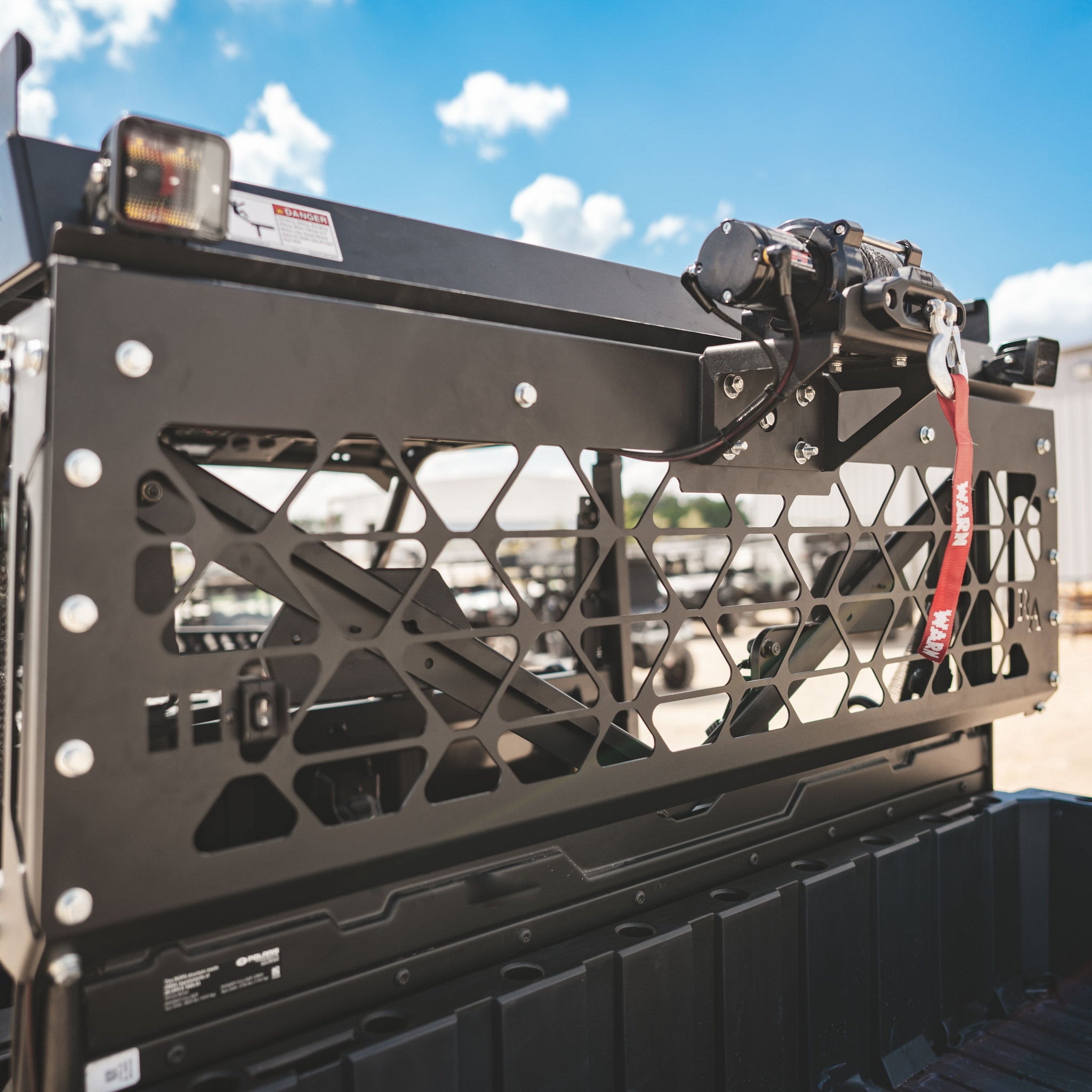 Polaris Ranger 1000 Headache Rack with Optional Winch by Ranch Armor