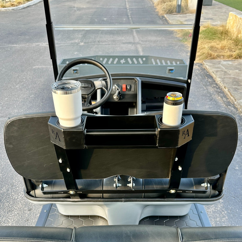 EZ-GO S6/L6 Rear Cup Holder & Basket – Ranch Armor